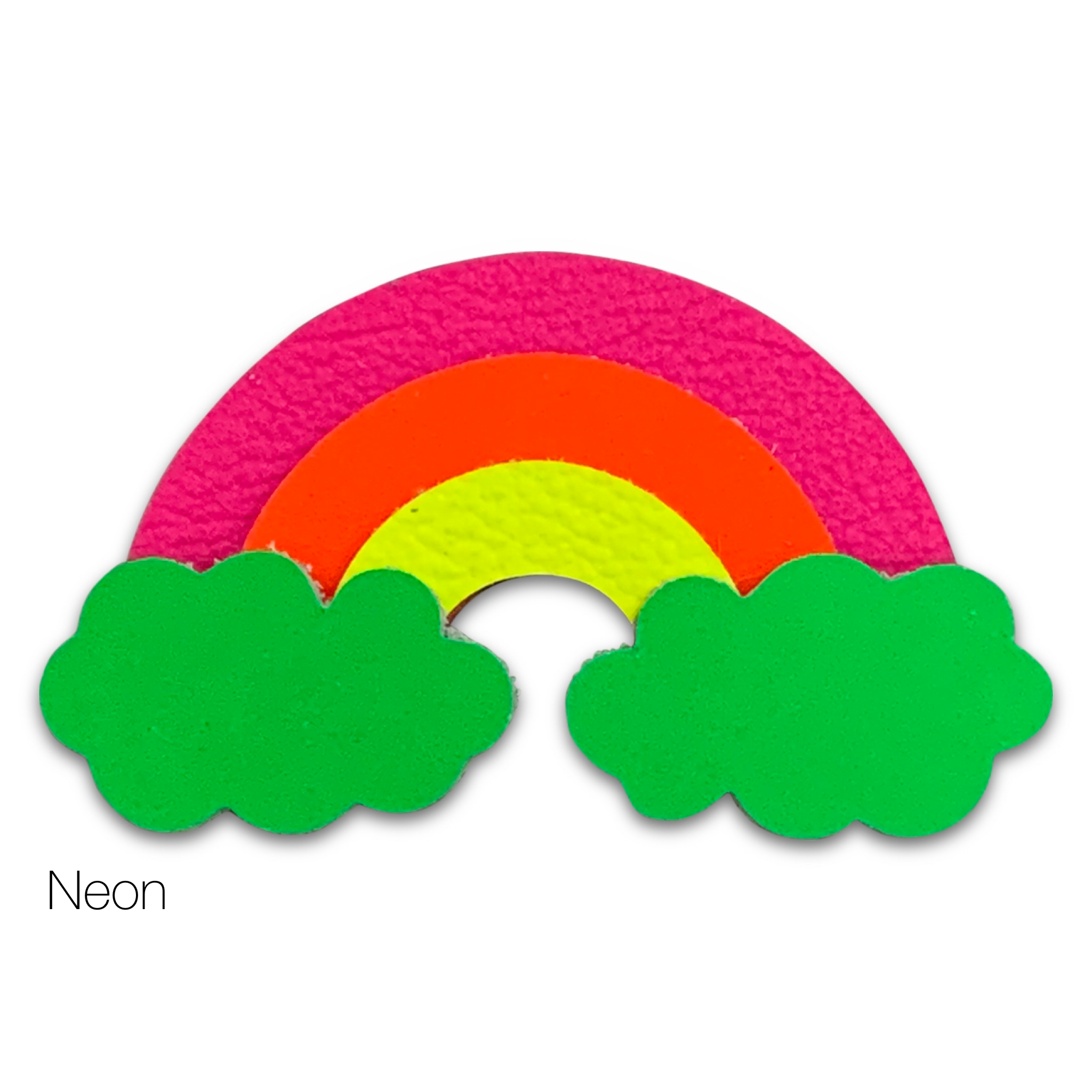 Rainbow Hair Bows – Leather Hair Clips from Moo G Clips